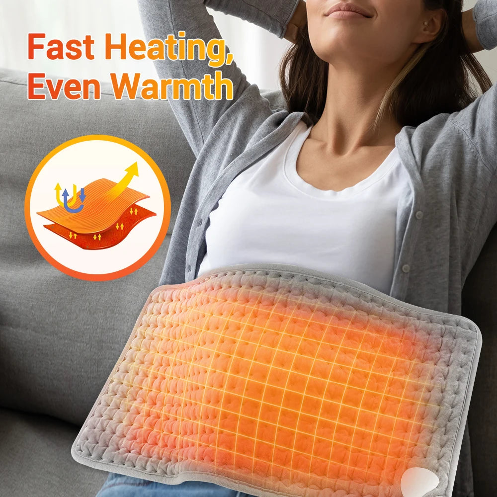 Heated Waist Belt – 9-Level Electric Heating Pad for Pain Relief – D A ...